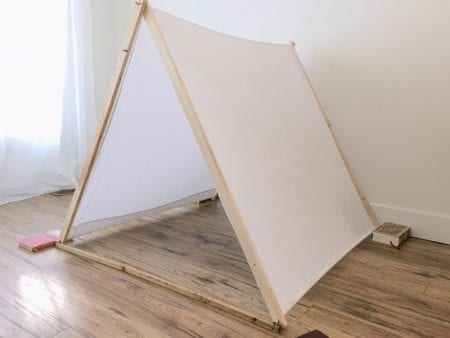 How to Make an Easy No-Sew DIY Kids Tent in Under 1 Hour | Remodelaholic