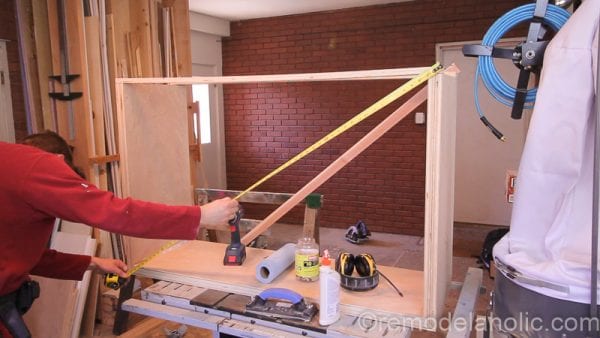 DIY Waterfall Plywood Console Table | Remodelaholic