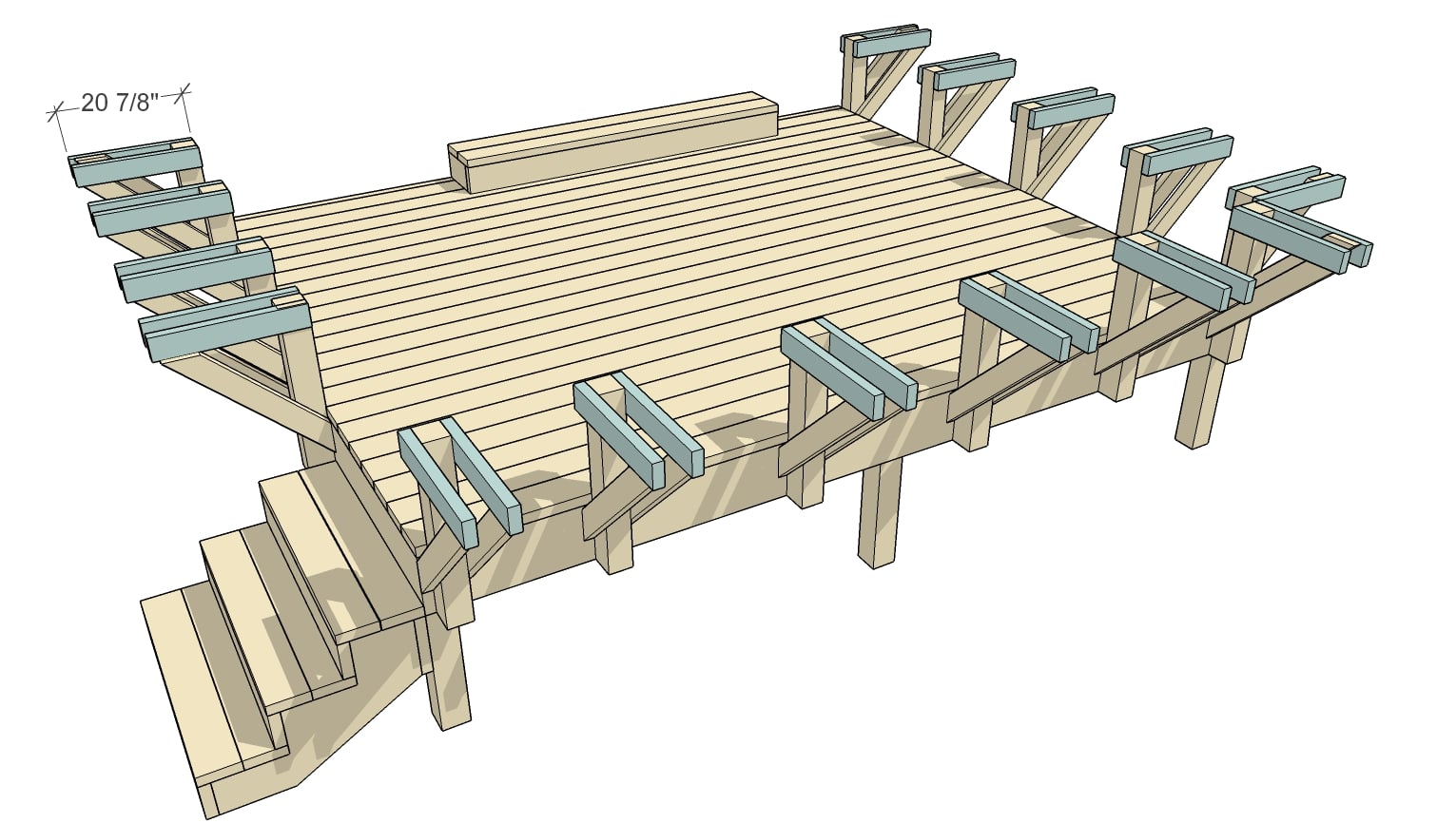 Albert Blog: How to Build Space-Saving Deck Benches for a Small Deck
