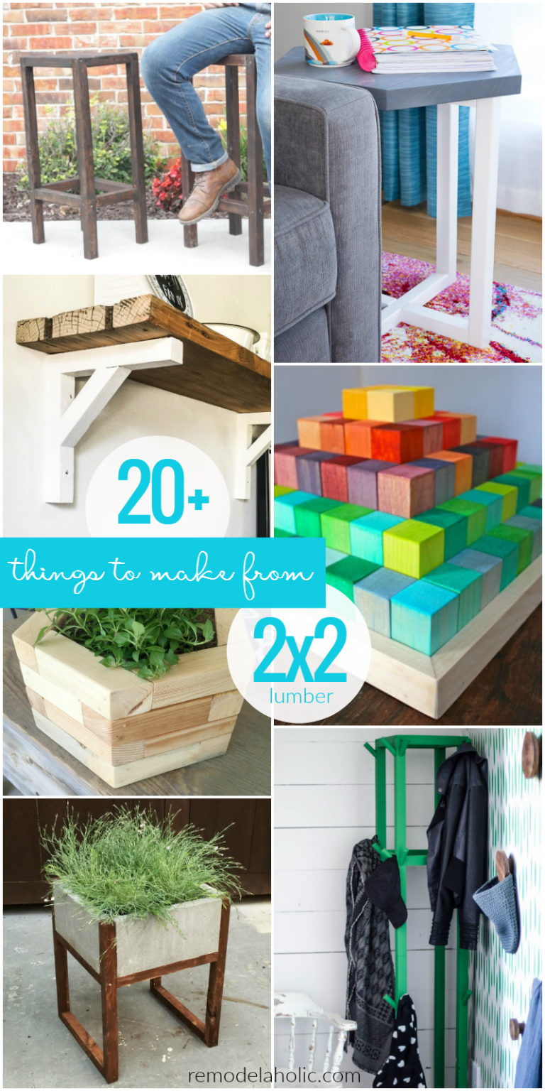 15 Simple & Fun 4x4 Wood Crafts | Remodelaholic