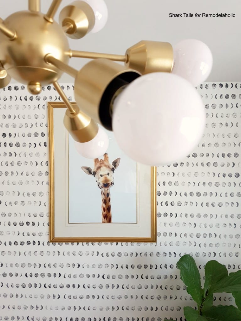 Shoot for the Moon! Easy Budget Friendly DIY Stamped Accent Wall ...