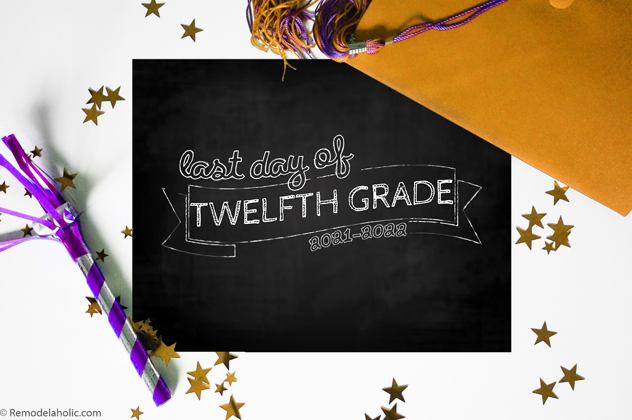 School's Out! Fillable Printable Last Day of School Signs (2024-2025 ...