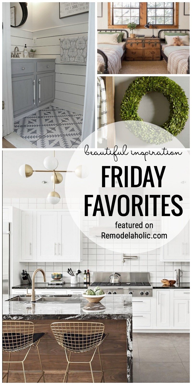 Friday Favorites: Beautiful Inspiration for the Home | Remodelaholic
