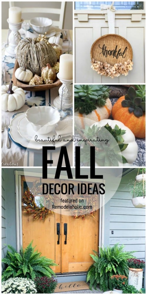 Friday Favorites: Fall Decor Ideas | Remodelaholic