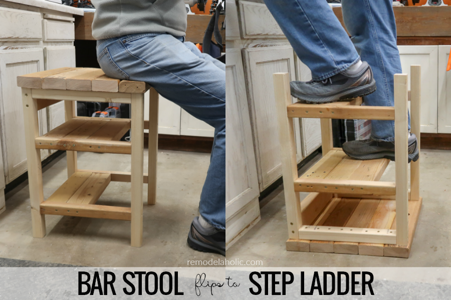 DIY Ladder Chair: How to Build an Awesome Folding Step Stool Chair ...