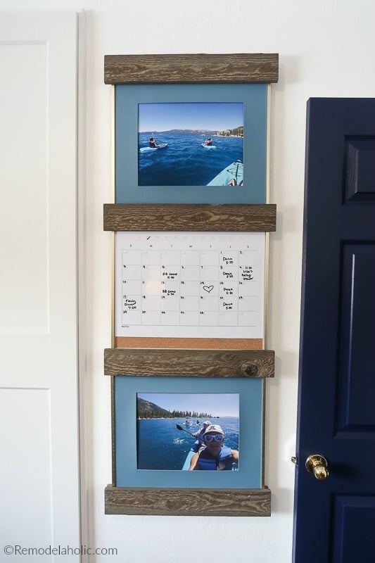 Easy $20 DIY Sliding Picture Ledge Shelves | Remodelaholic