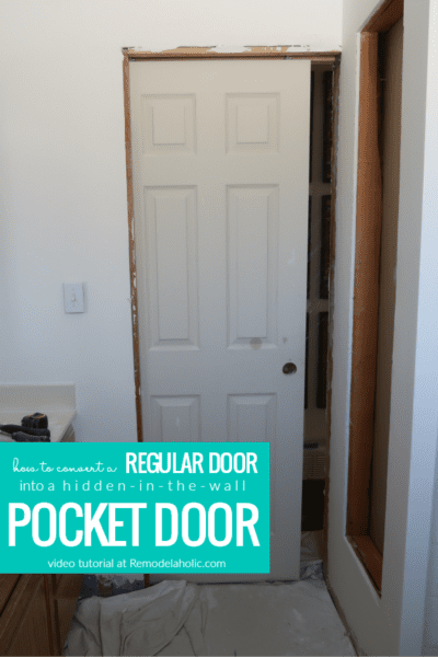 The Easy Way to Install a Pocket Door Frame in an Existing Wall ...