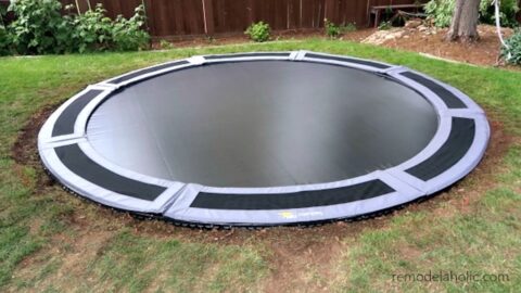 14 Tips for In-Ground Trampoline Installation | Remodelaholic