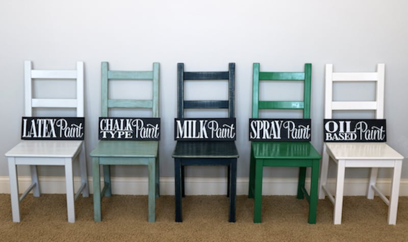 How to Paint Furniture 5 Paint Options Remodelaholic