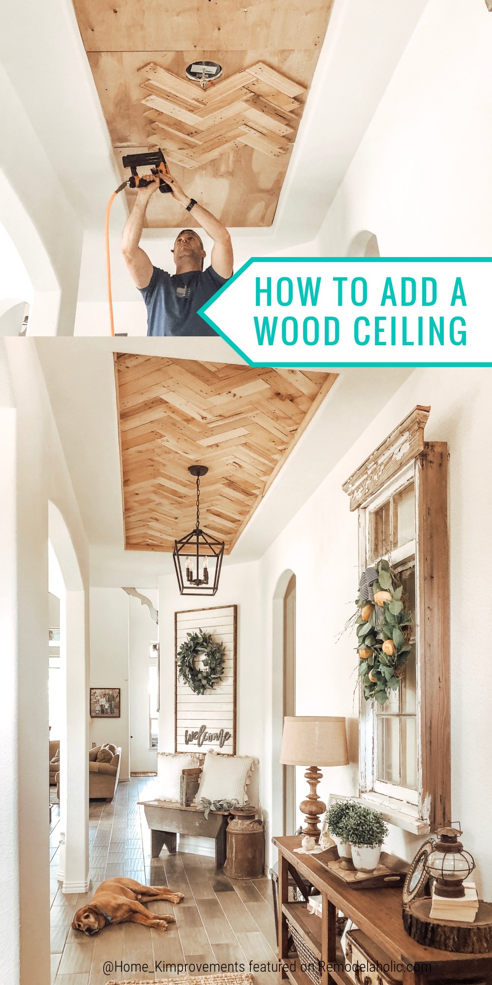 Jasperwood Herringbone Ceiling Reclaimed Wood Ceiling Wood Ceilings