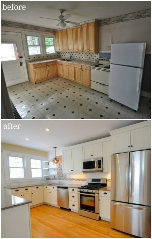 19 Before and After Kitchen Remodel Ideas | Remodelaholic