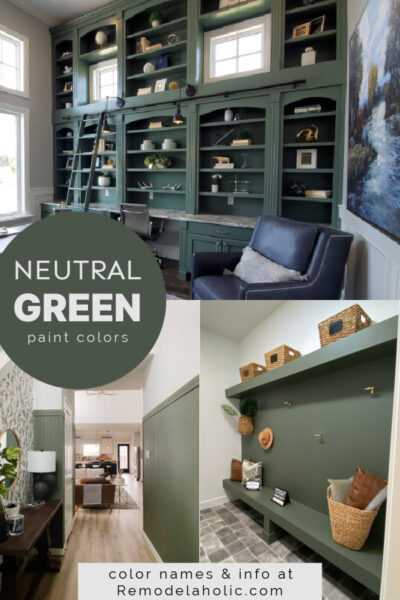 New Neutrals: Gray Green Paint Colors | Remodelaholic