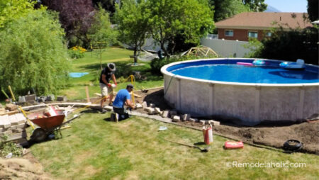 How to Install an Above Ground Pool (with Video) | Remodelaholic