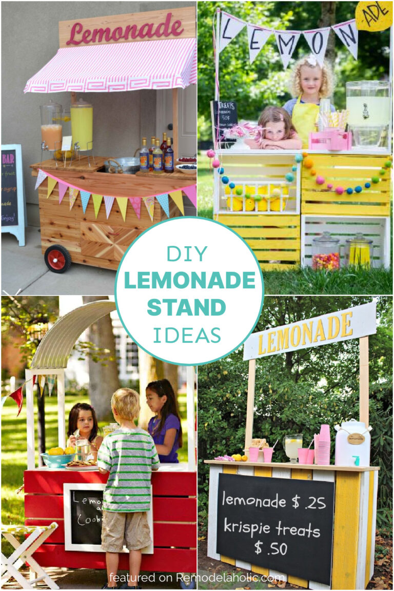 8 Tips for a Lemonade Stand for Kids | Remodelaholic
