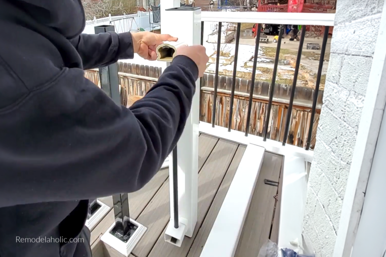 How To Install DIY Deck Railing for Stairs: A Step By Step Guide ...