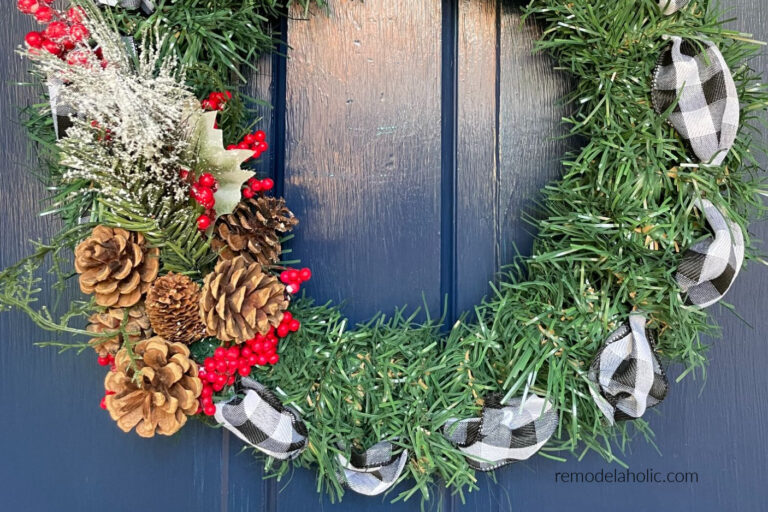 Crafting Magic: Make Your Own Dollar Tree Christmas Wreath for the ...