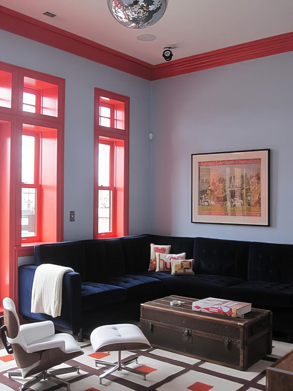 25 Beautiful Examples of Colored Trim | Remodelaholic