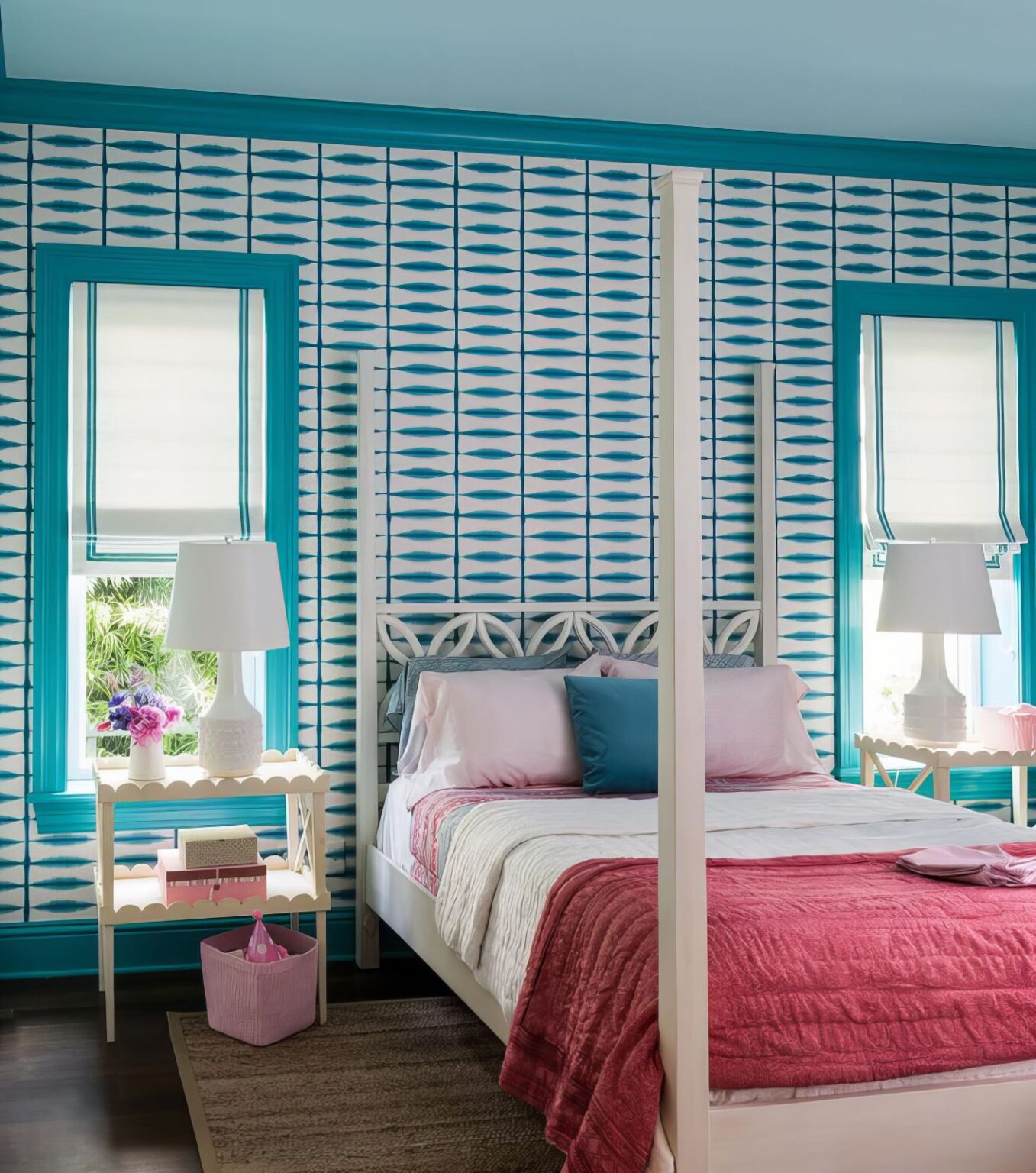 25 Beautiful Examples of Colored Trim | Remodelaholic