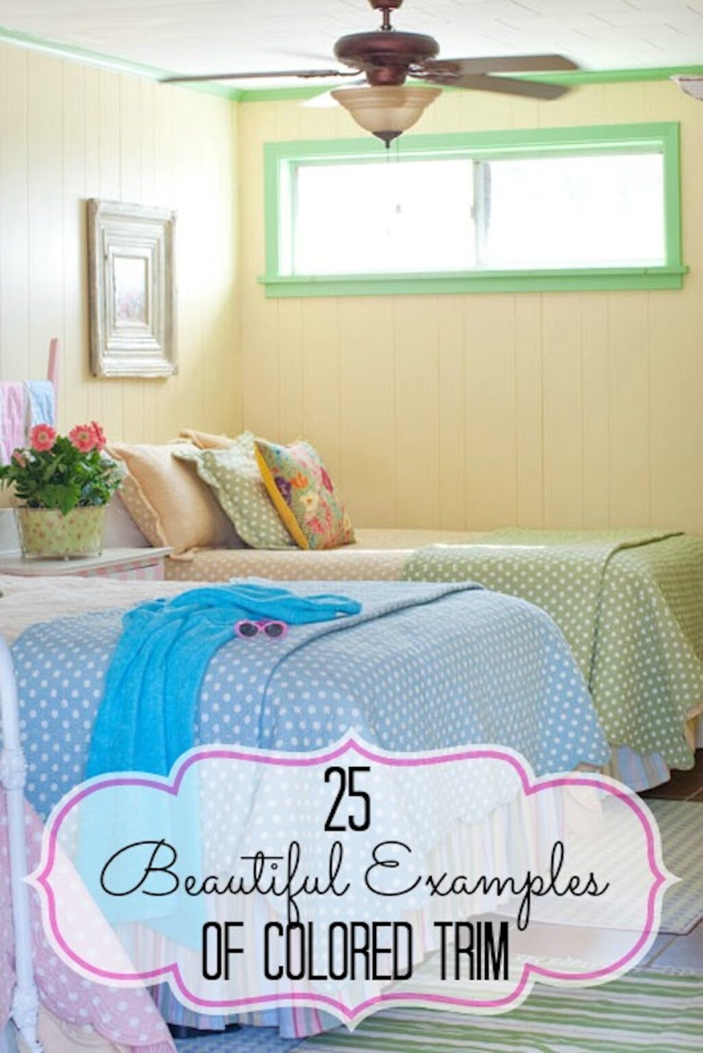 25 Beautiful Examples of Colored Trim | Remodelaholic