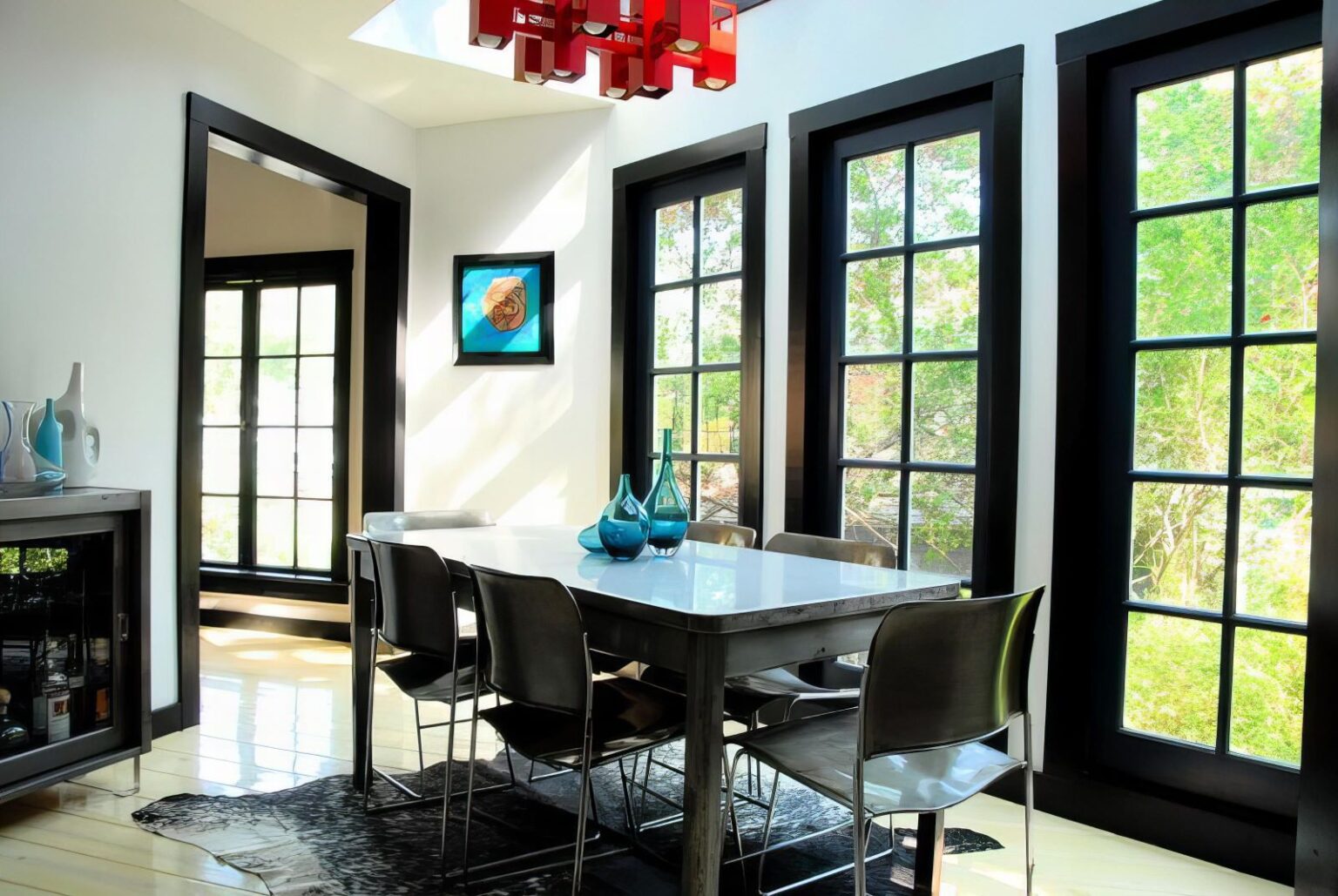 25 Beautiful Examples of Colored Trim | Remodelaholic