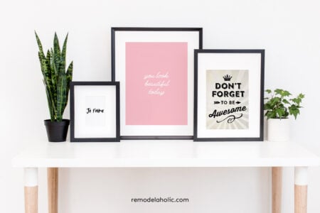 Inspirational Free Printable Wall Art for Bedroom Decor | Remodelaholic