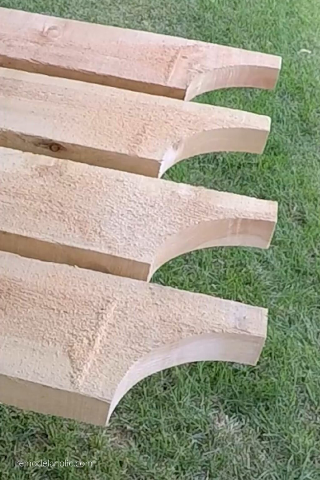 DIY Arbor Swing: How to Cut Pergola Rafter Tail Designs (with Printable ...