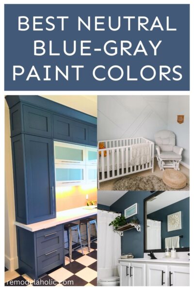 Versatile Blue Gray Paint Colors You'll Love in Your Home | Remodelaholic