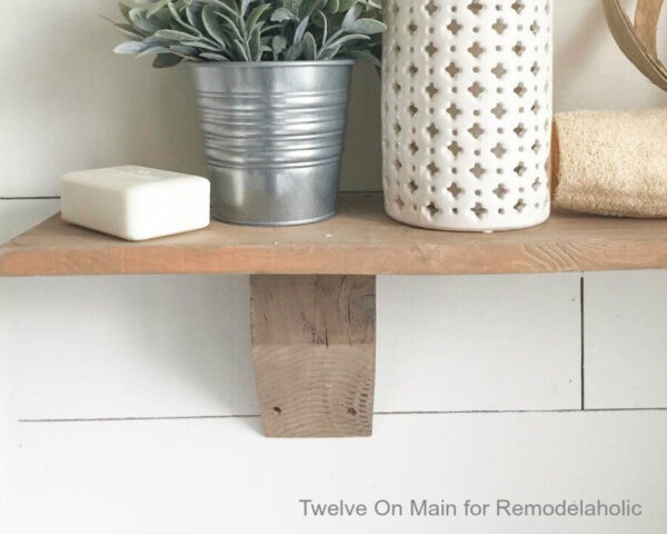 DIY Wall Shelf Brackets: How to Build a Wood Shelf Bracket, 3 Different ...